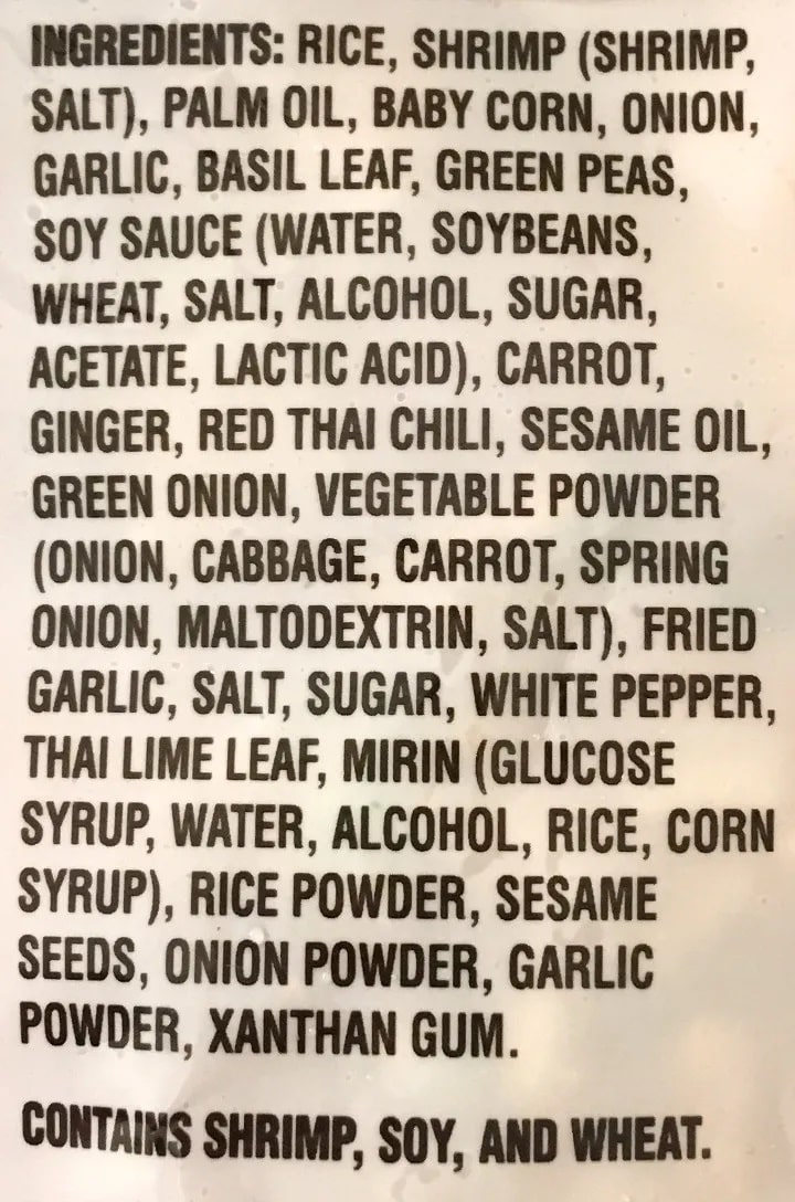 Trader Joe's Thai Shrimp Fried Rice Review - Club Trader Joe's