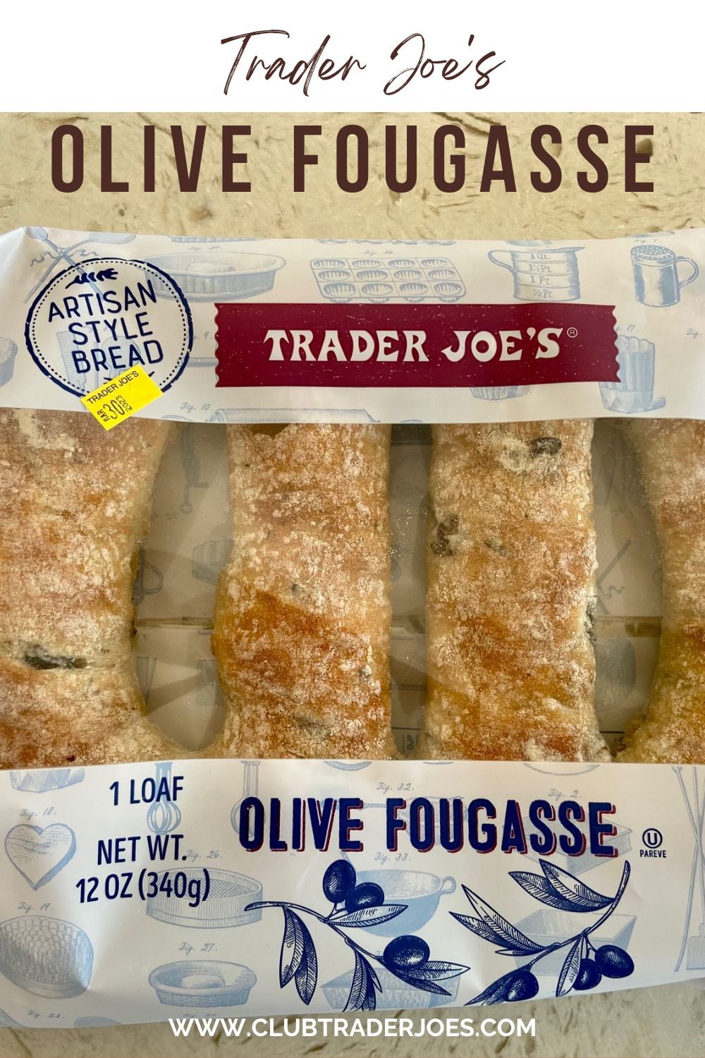 Trader Joe's Fougasse Bread Review - Club Trader Joe's