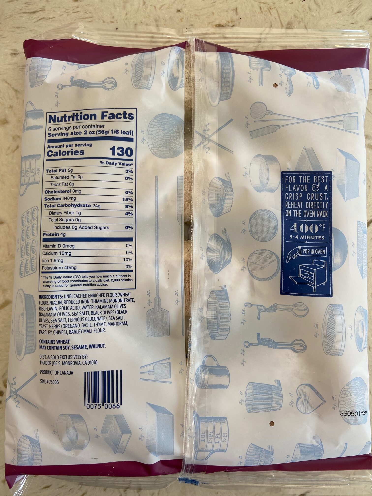 Trader Joe's Fougasse Bread Review - Club Trader Joe's
