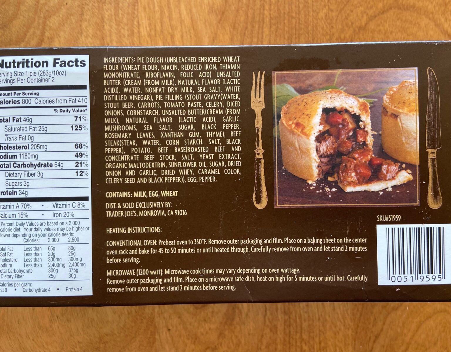 Trader Joe's Steak and Stout Pies Review - Club Trader Joe's