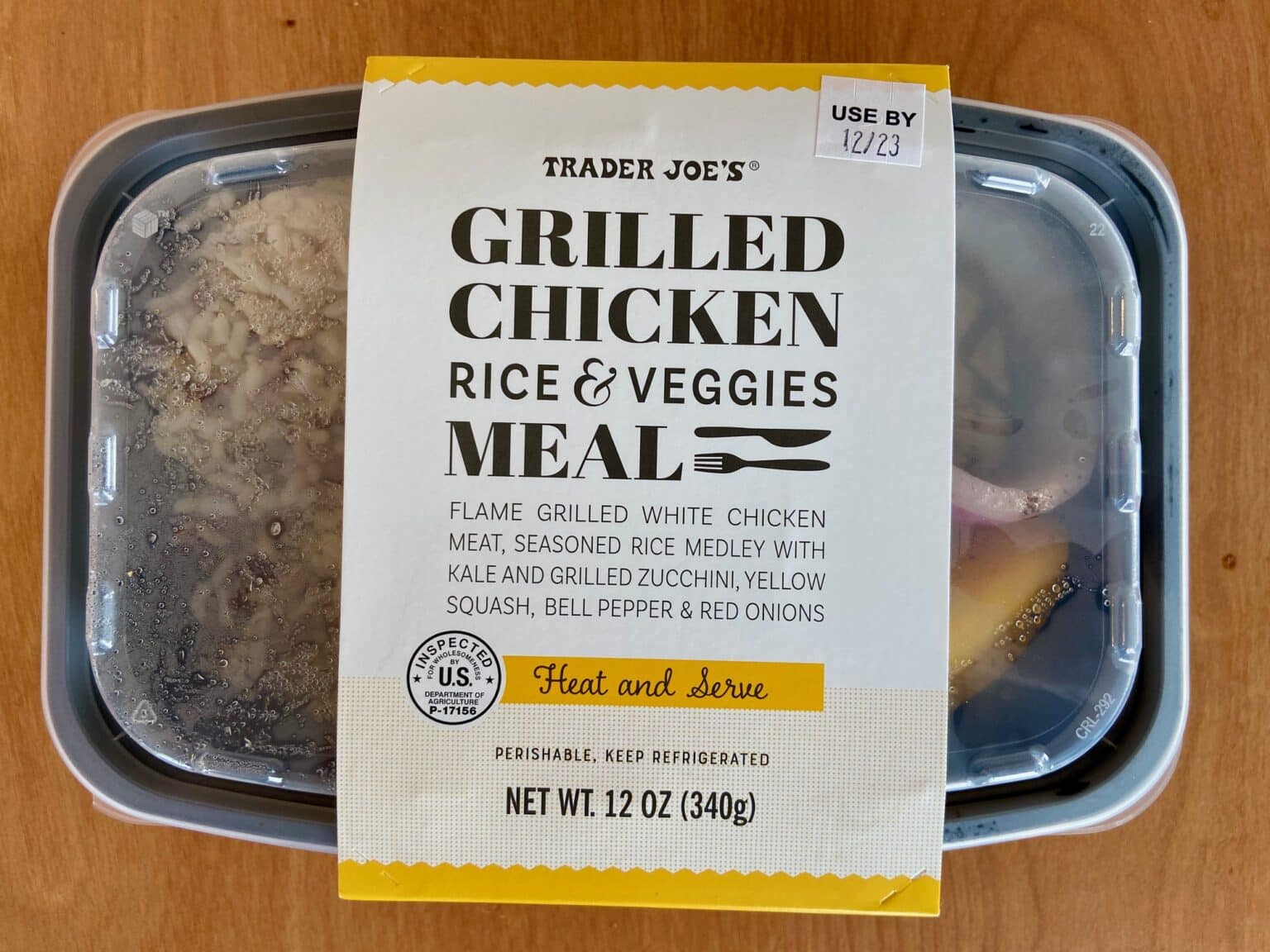 Trader Joe's Grilled Chicken Rice and Veggies Meal Review - Club Trader ...