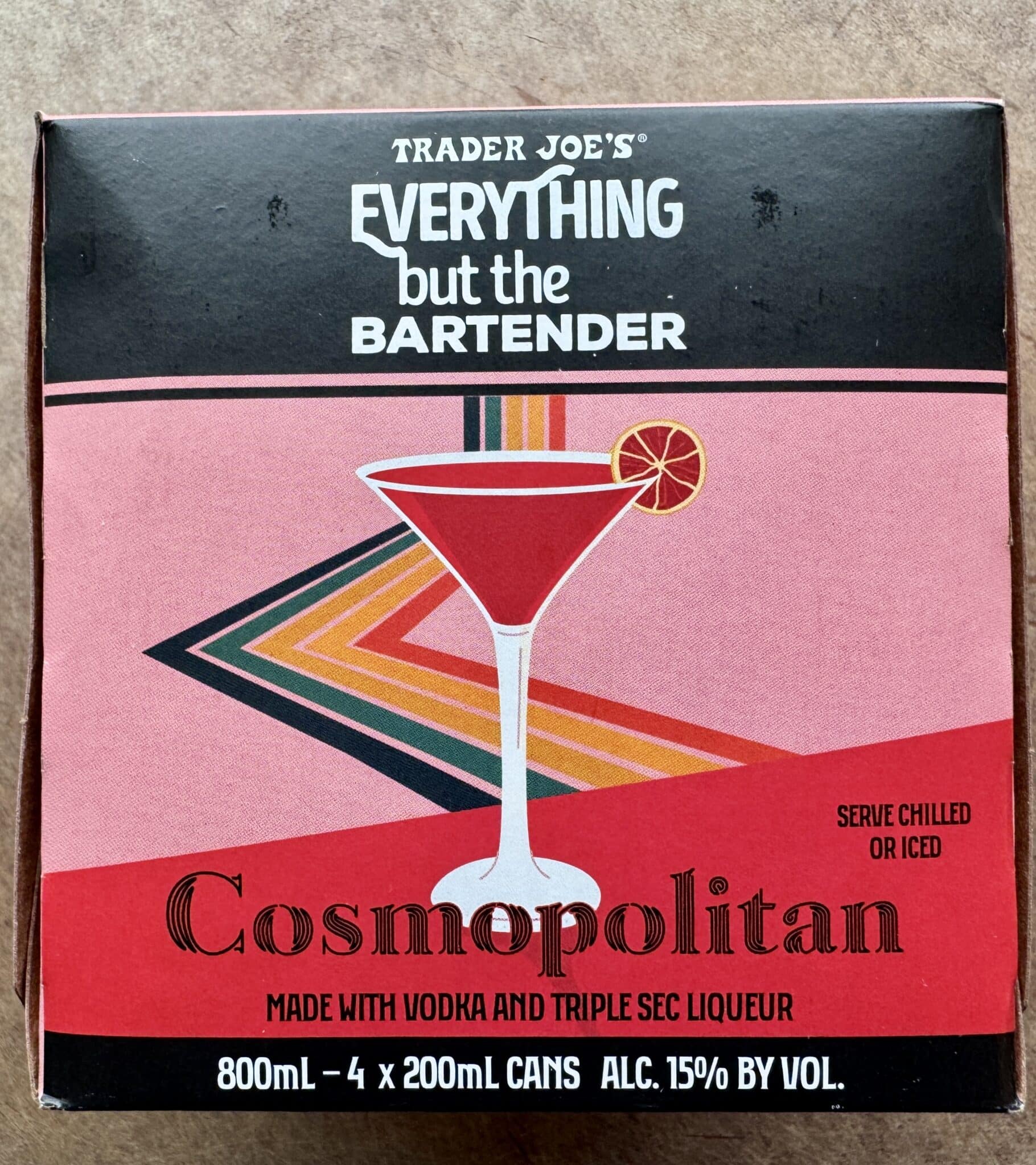 Trader Joe's Everything But The Bartender Cosmopolitan Review - Club ...