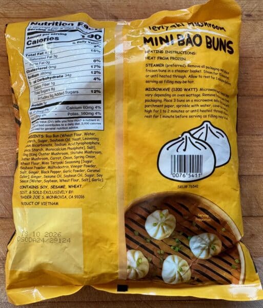 Pillowy Perfection? We Tried Trader Joe’s Teriyaki Mushroom Mini Bao ...
