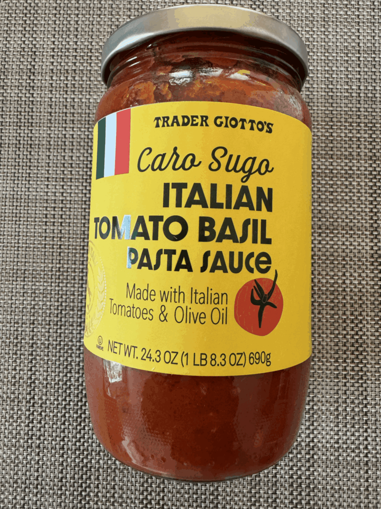 Trader Joe's Caro Sugo Italian Tomato Basil Pasta Sauce Review - Club ...