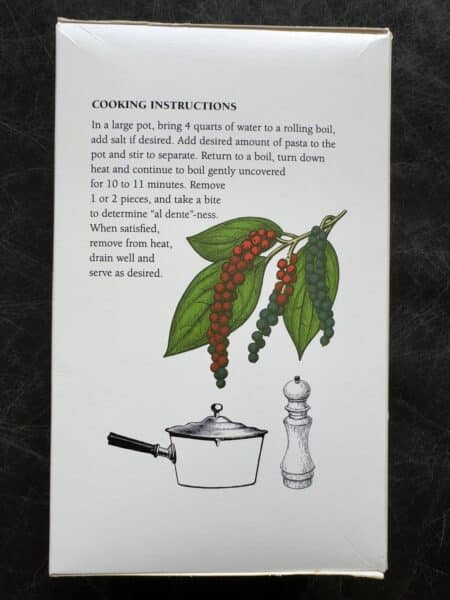 Creamy Trader Joe's Black Pepper Barilotti with Peas and Pancetta