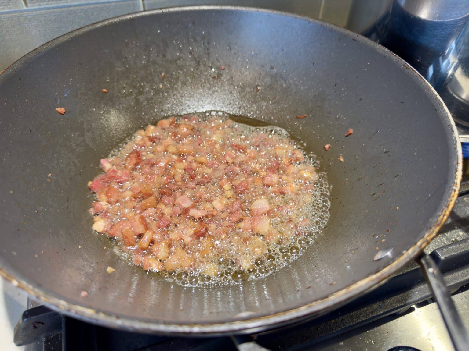Creamy Trader Joe's Black Pepper Barilotti with Peas and Pancetta
