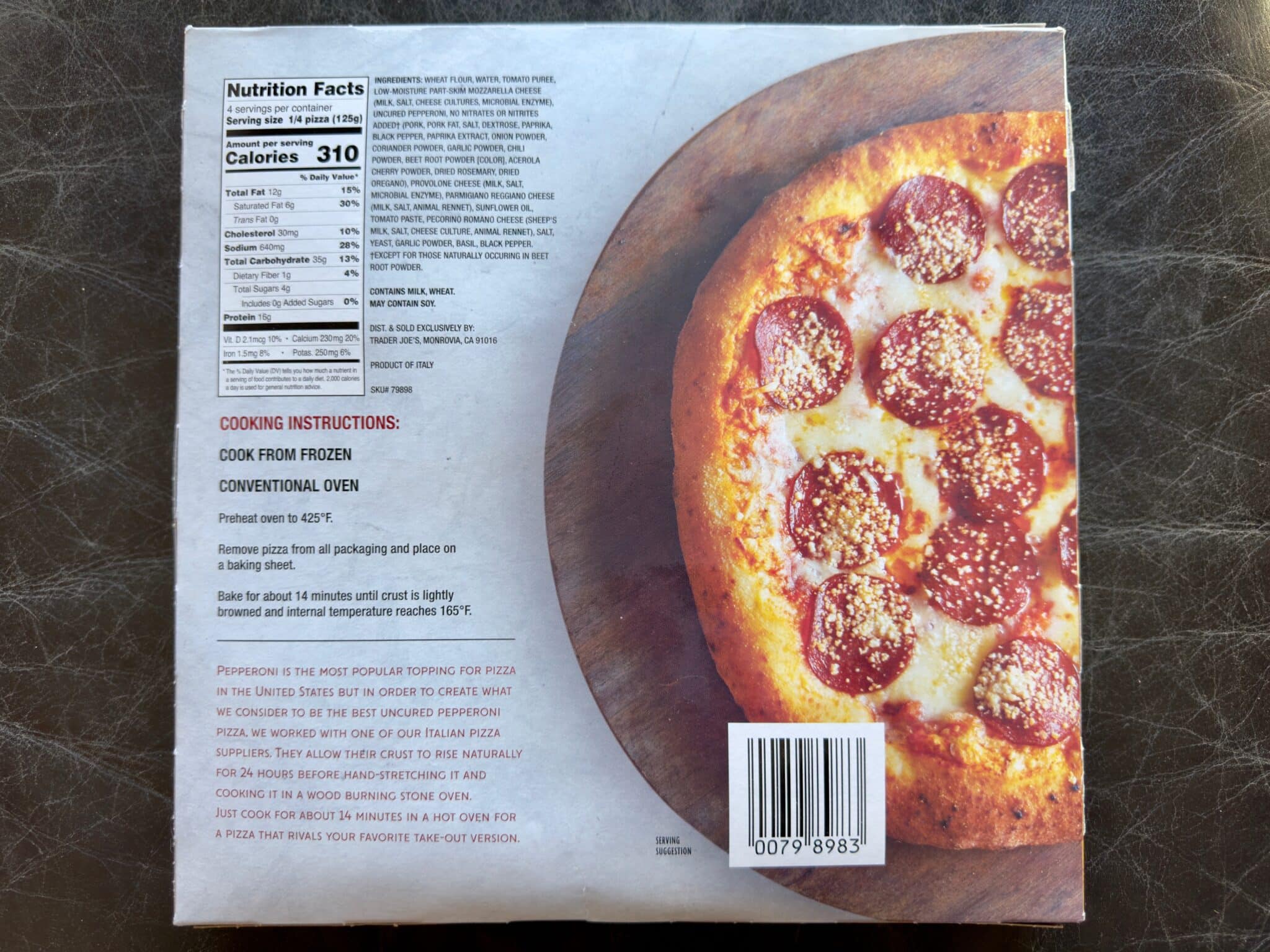 Trader Joe's New Uncured Pepperoni Pizza Review - Club Trader Joe's
