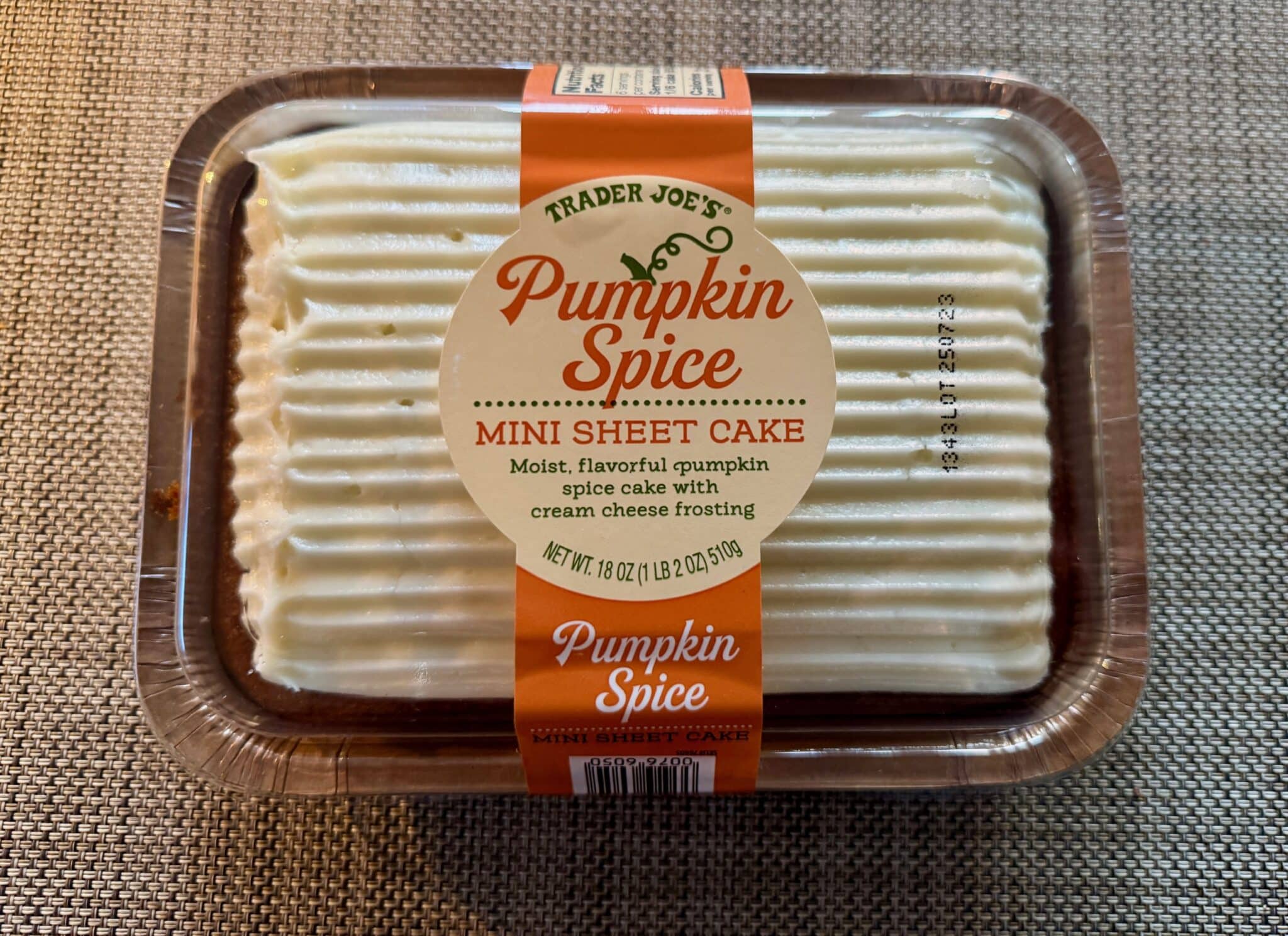 Trader Joe’s Pumpkin Spice Mini Sheet Cake Review: Is It Worth the Hype? - Club Trader Joe's